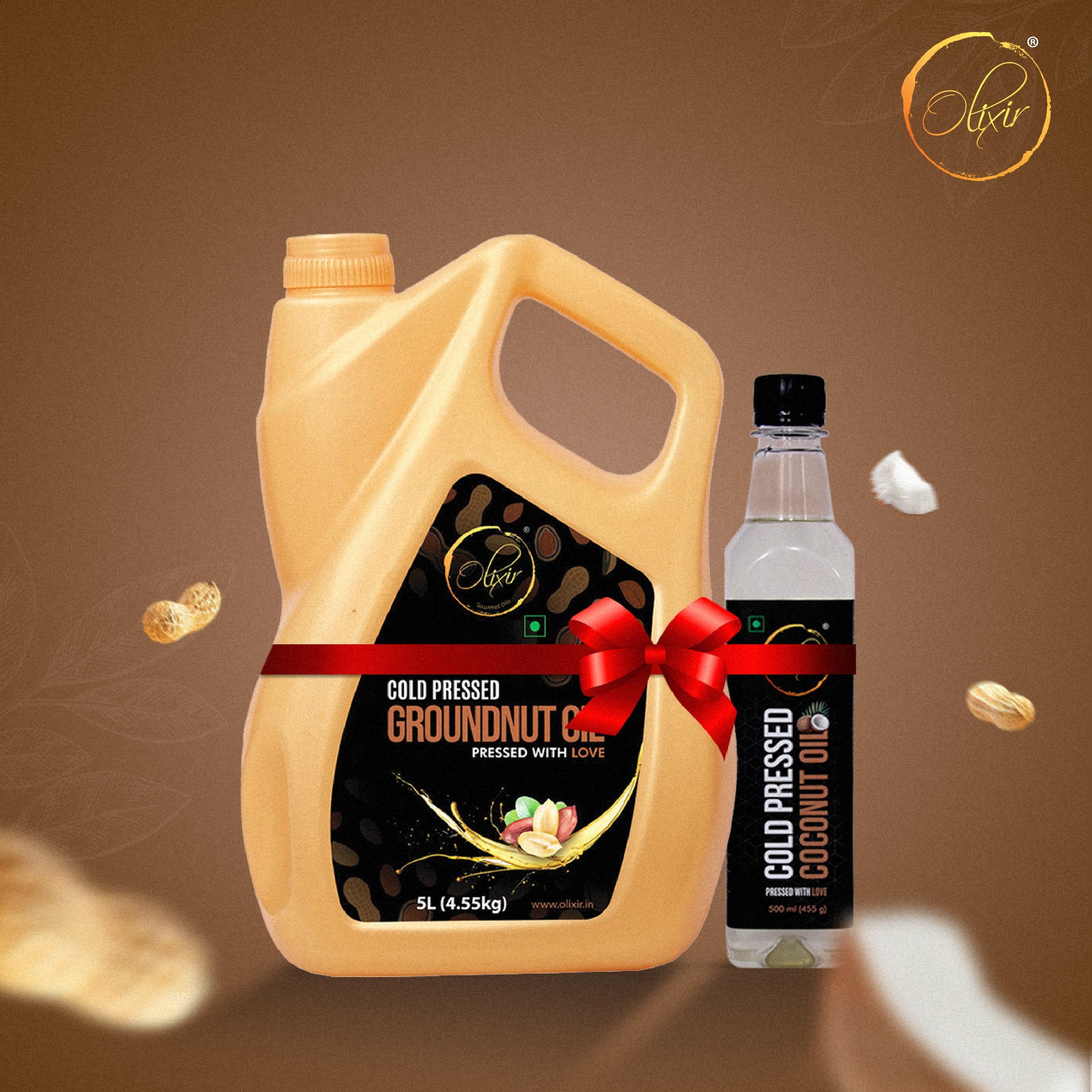 Cold Pressed Groundnut Oil (5 ltr) – Olixir Oils