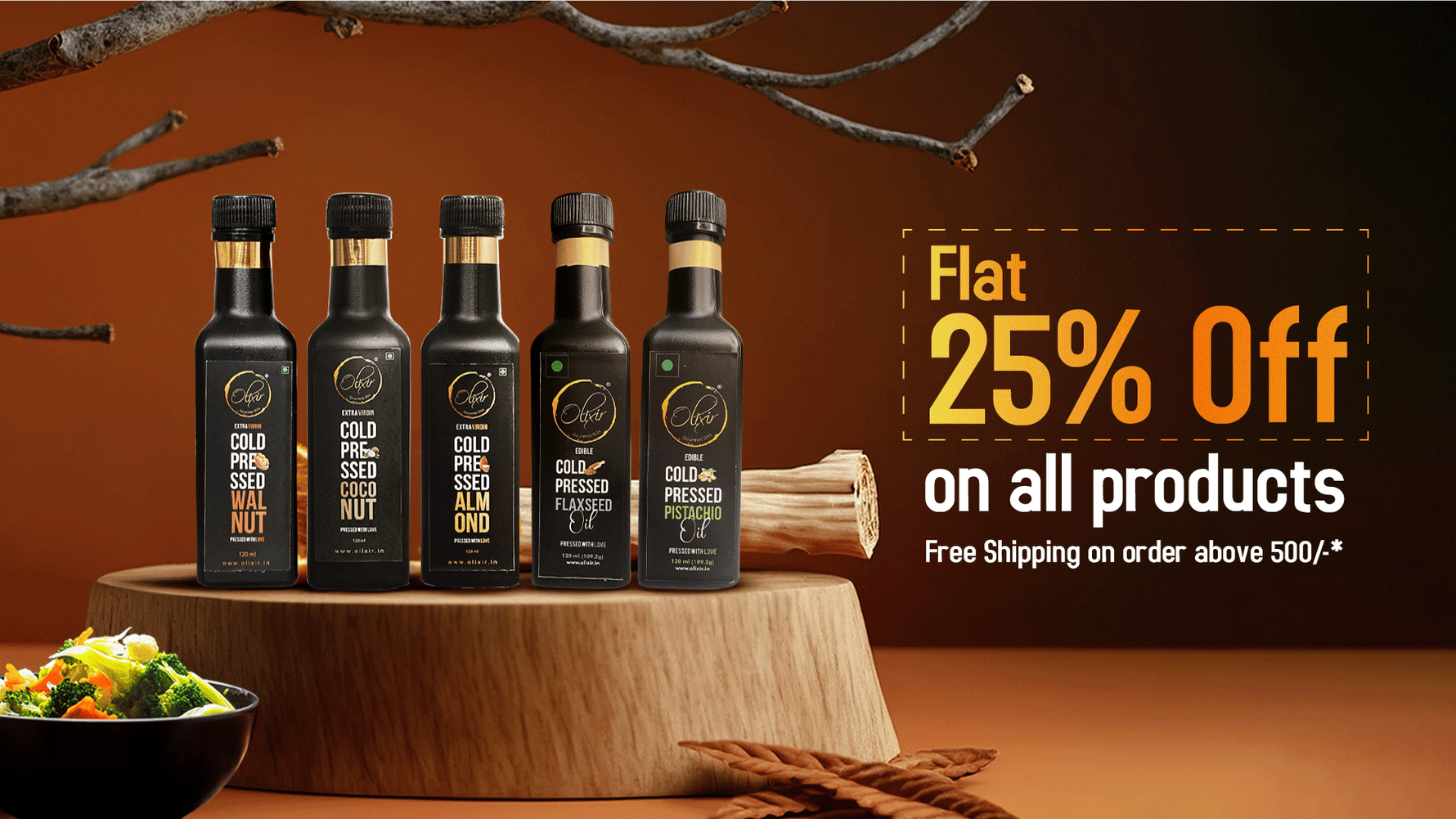 Cold pressed Oil Manufacturer | Gourmet Oil | Olixir Oils