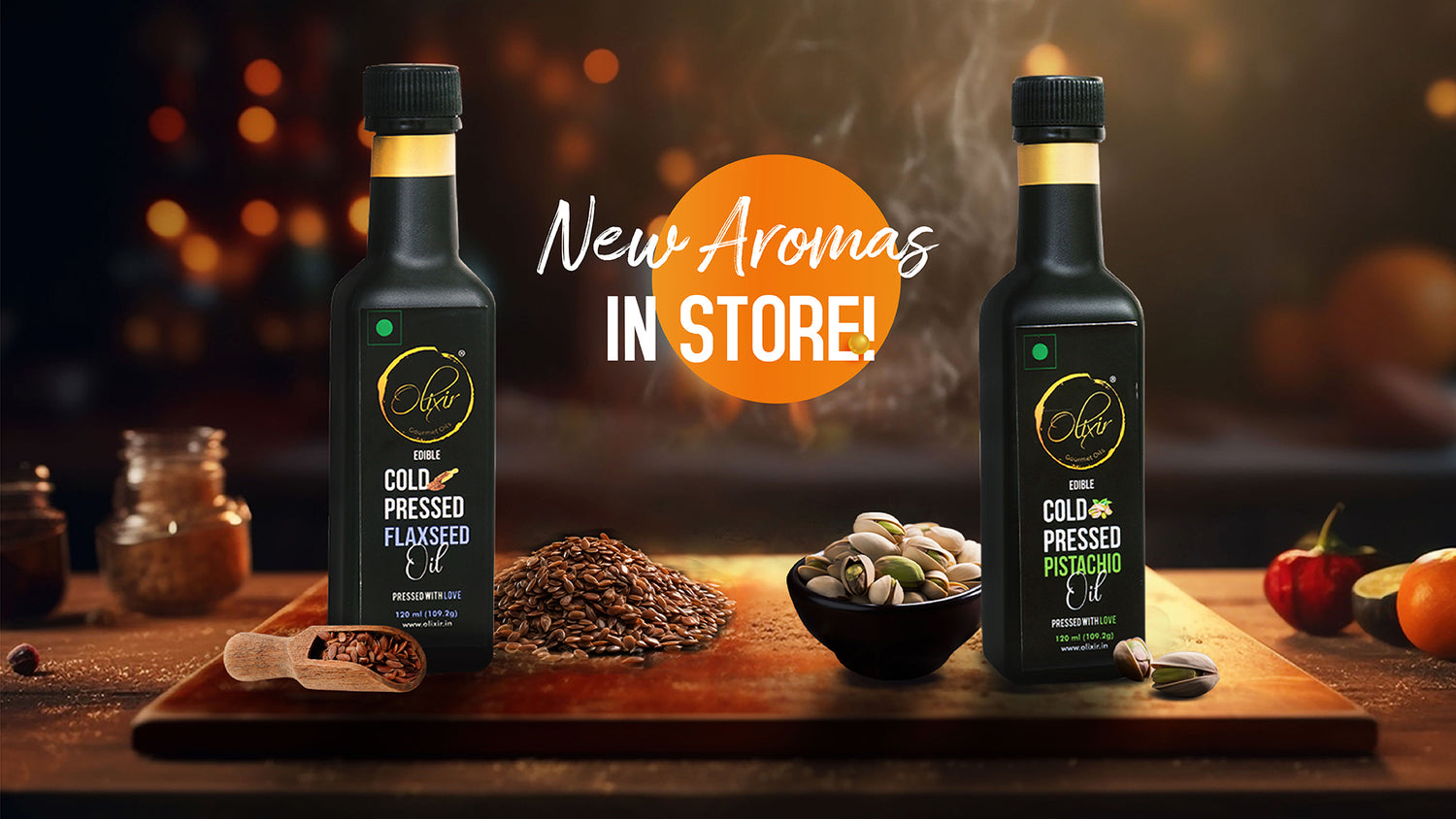 Cold pressed Oil Manufacturer | Gourmet Oil | Olixir Oils